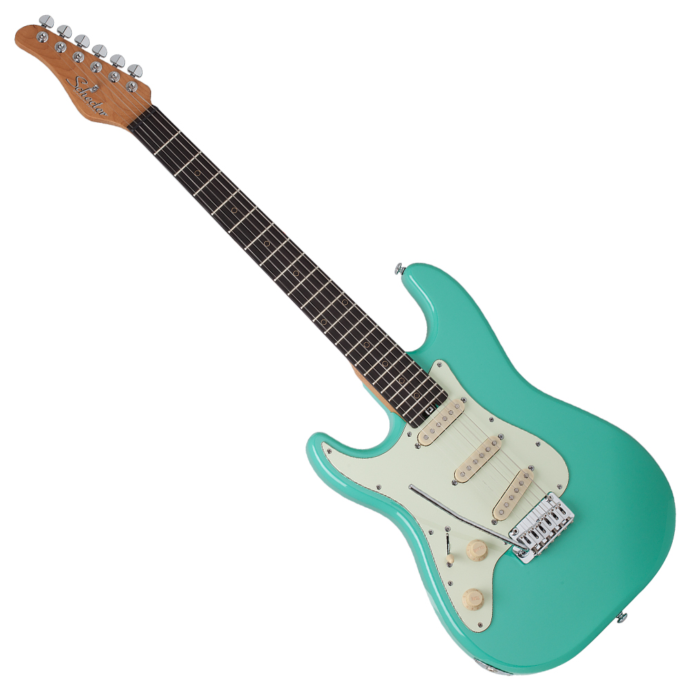 Schecter Nick Johnston Traditional Left-handed SSS Atomic Green ...