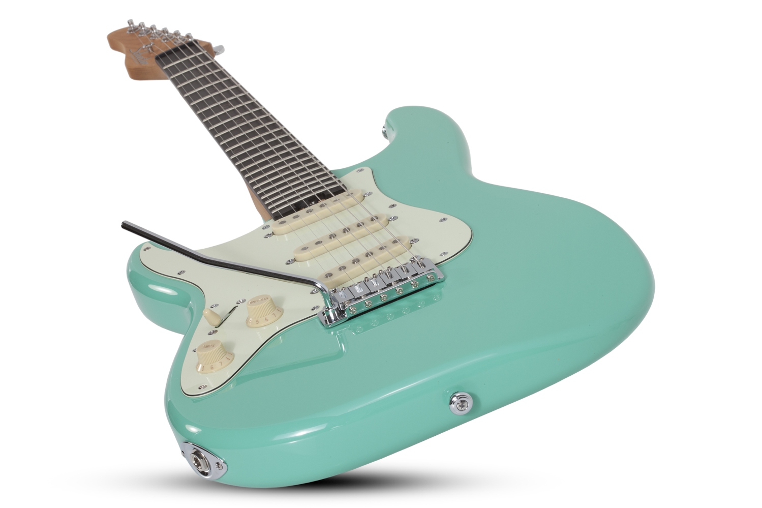 Schecter Nick Johnston Traditional Left-handed SSS Atomic Green ...