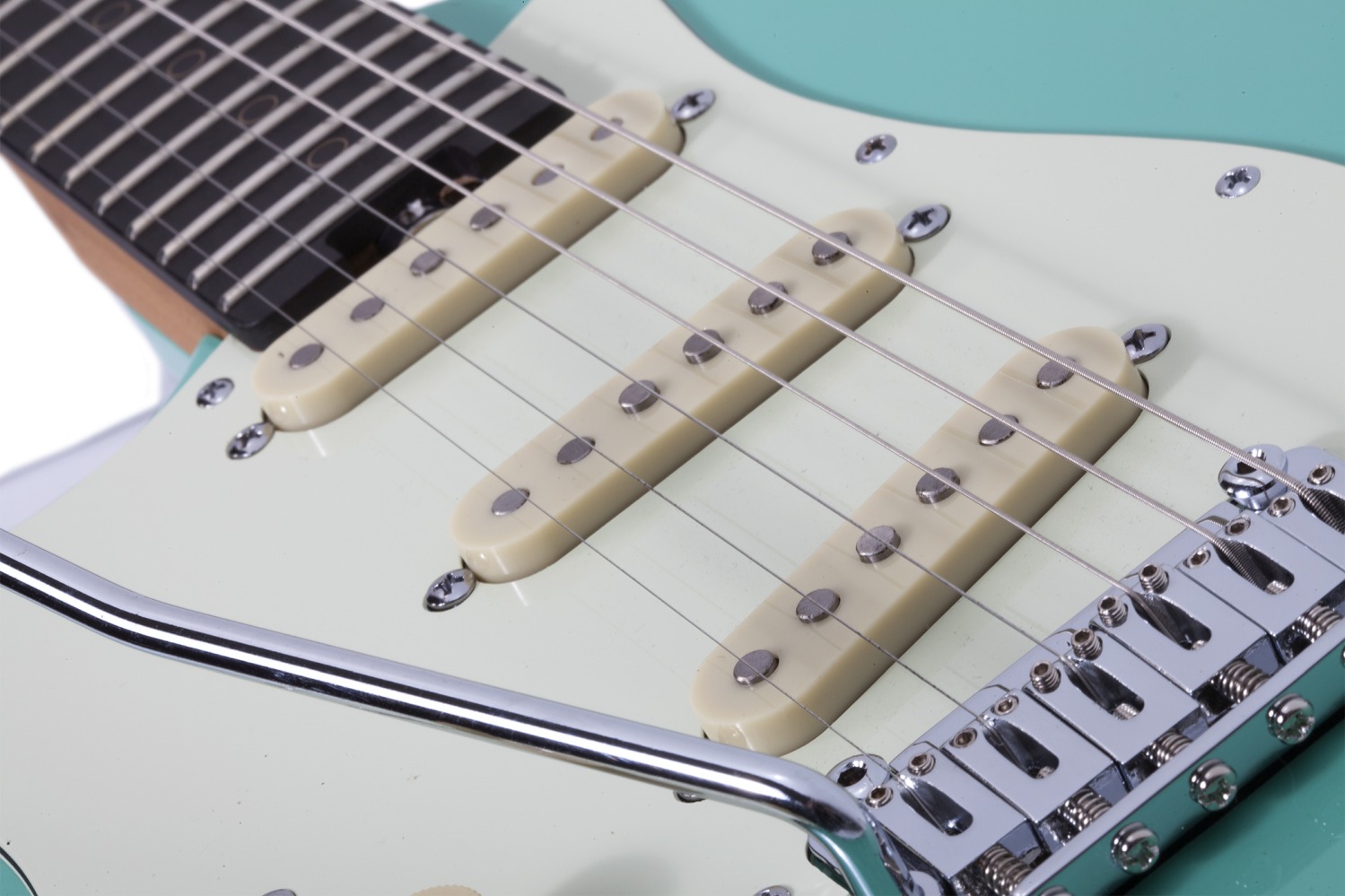 Schecter Nick Johnston Traditional Left-handed SSS Atomic Green ...