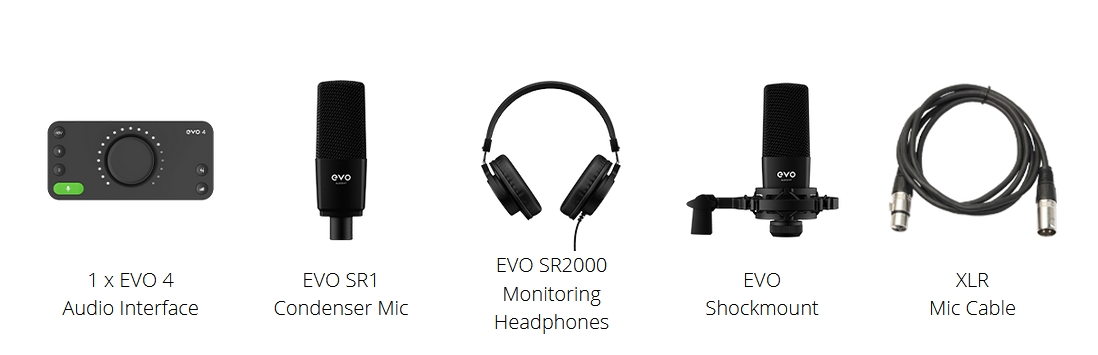 Audient EVO Start Recording Bundle – Artist Systems