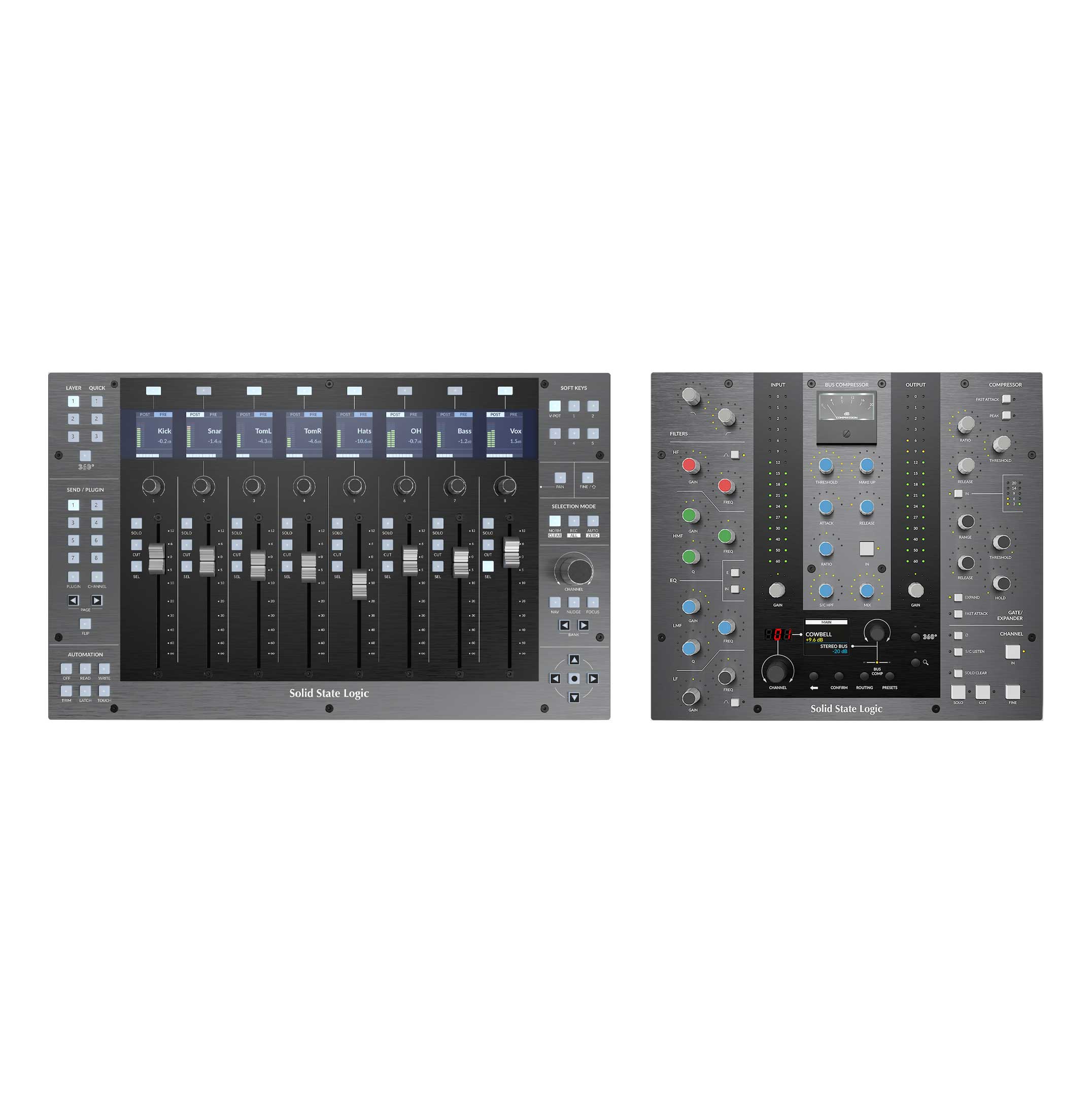 SSL UF8 + UC1 Bundle USB DAW Controller – Artist Systems