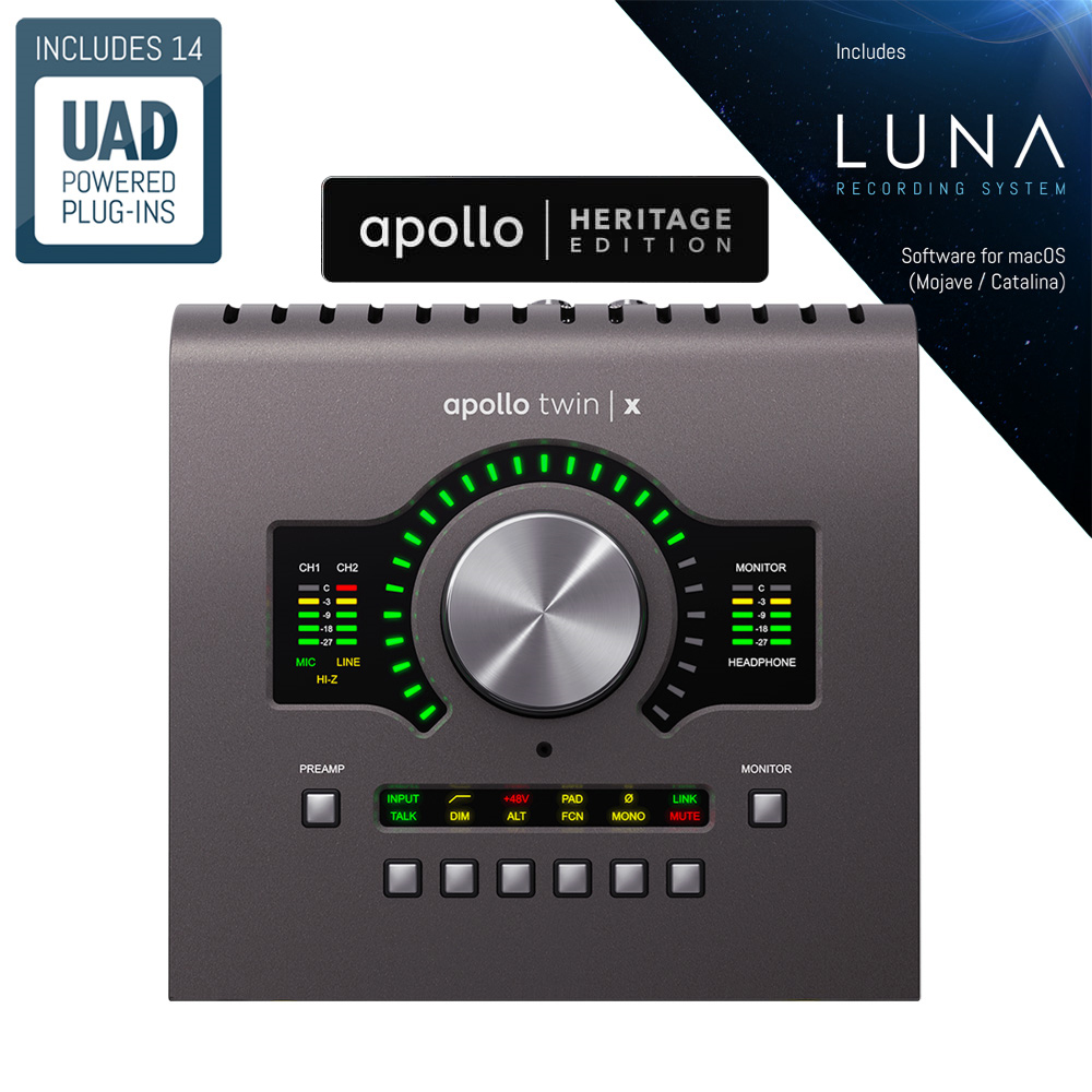 Universal Audio Apollo Twin X DUO USB Heritage Edition – Artist Systems