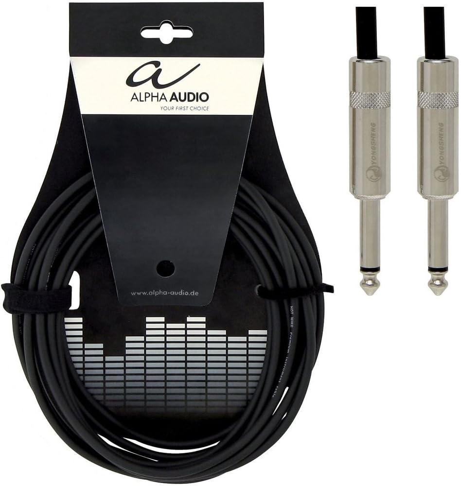 Alpha Audio Pro Line Instrument Cable Mono Jack Plug 6M – Artist Systems