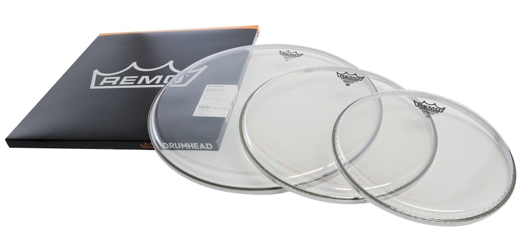Remo Set Emperor ProPack 10″ 12″ 16″ Clear – Artist Systems