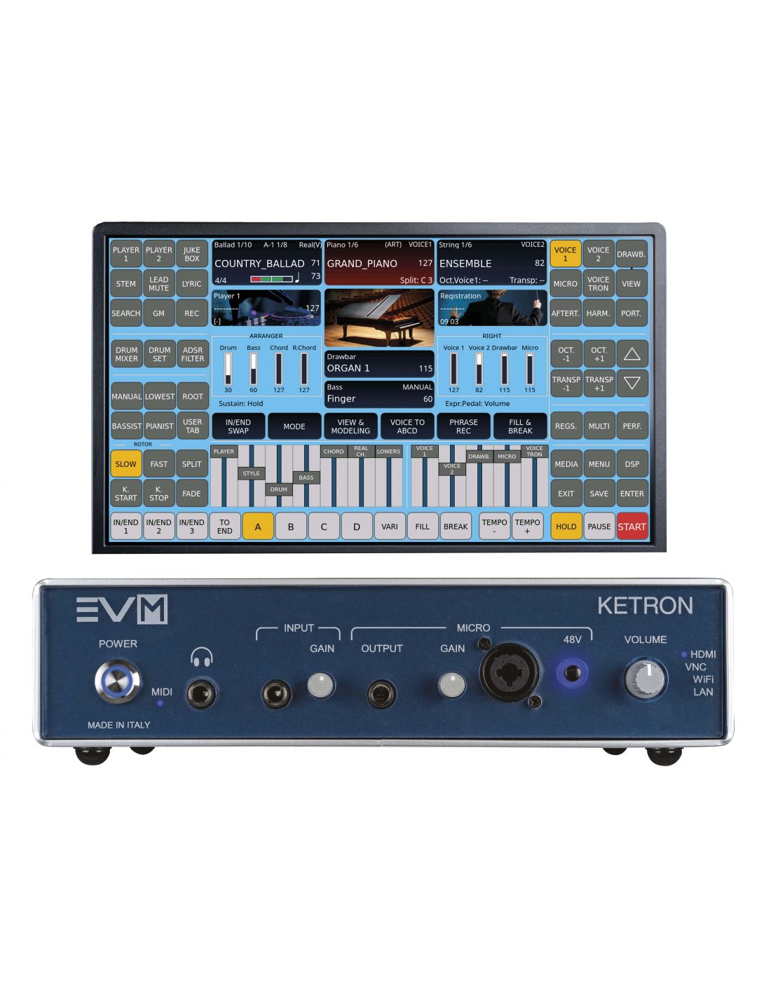 Ketron EVM EVENT Bundle – Artist Systems